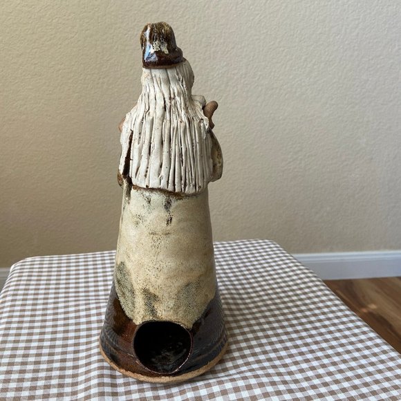 Handmade | Accents | Art Studio Pottery Sculpted Wizard Magician Ugly ...